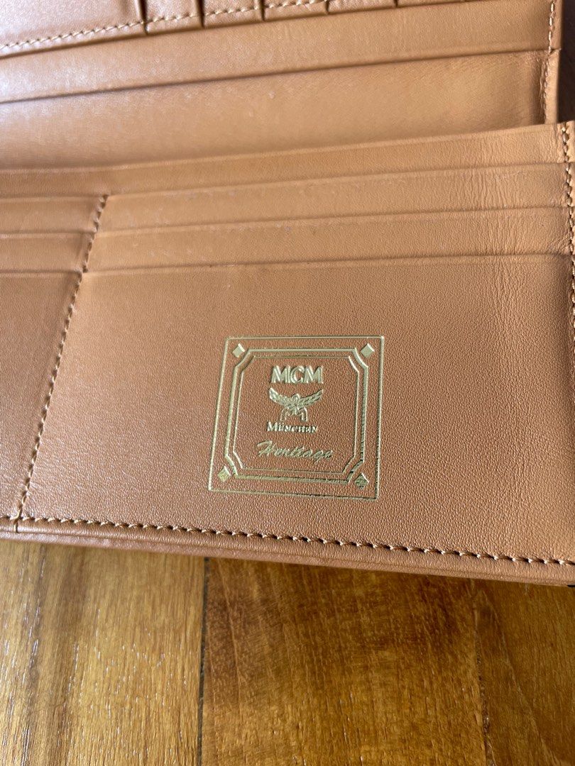 MCM Heritage series long wallet, Luxury, Bags & Wallets on Carousell