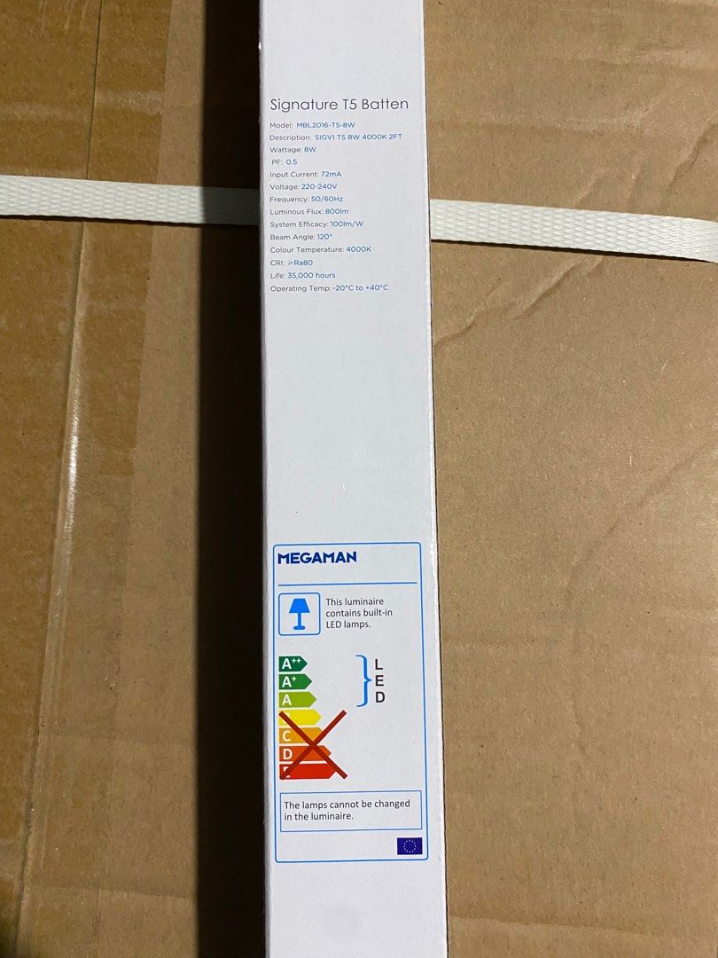 Megaman T5 Batten Light, Furniture & Home Living, Lighting & Fans ...