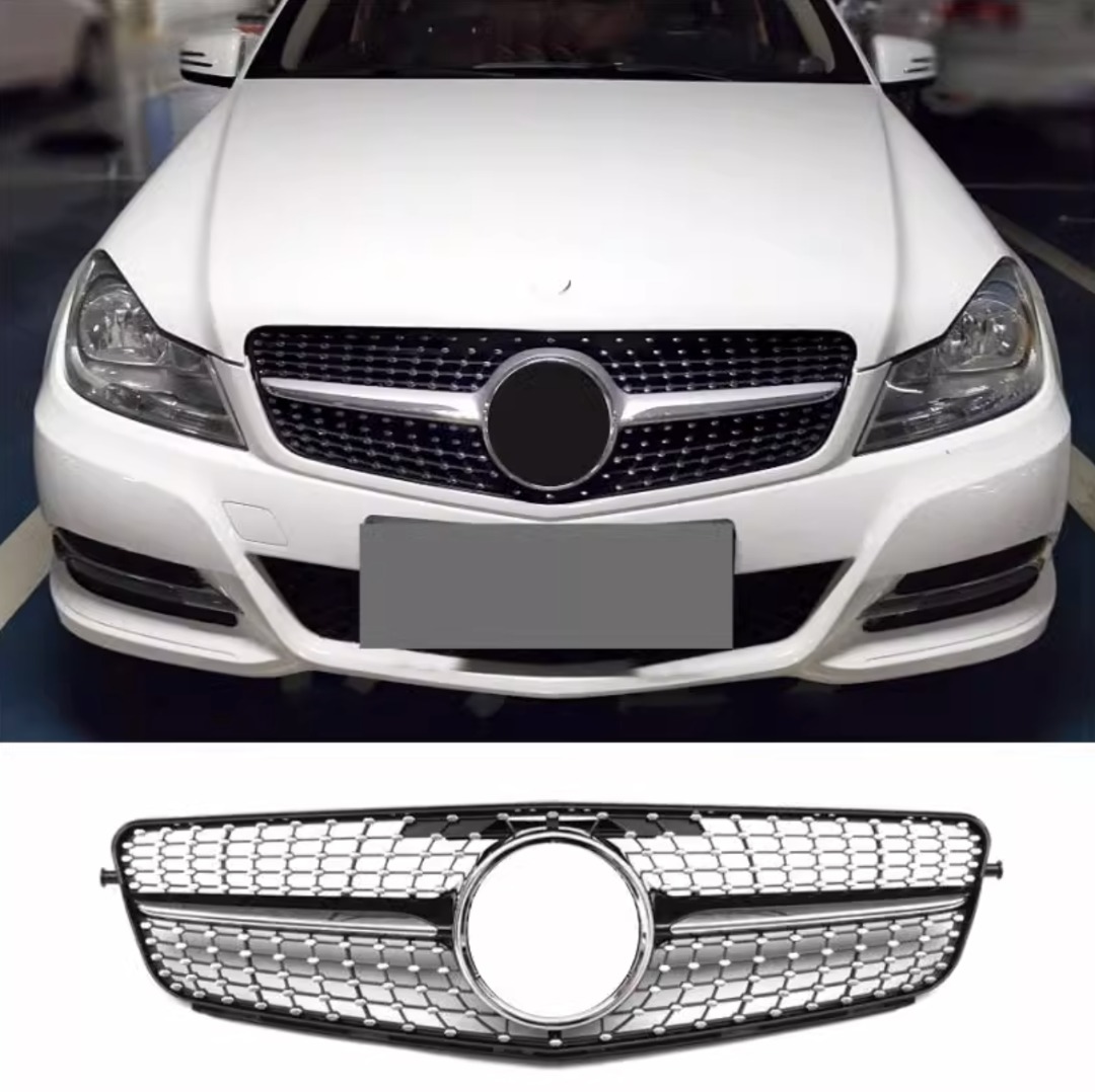 Mercdes C180 W204 Front Grille, Car Accessories, Accessories on Carousell