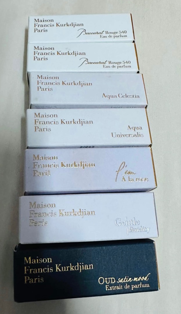 MFK MAISON FRANCIS K. MINI 5ml perfumes, Beauty & Personal Care ...