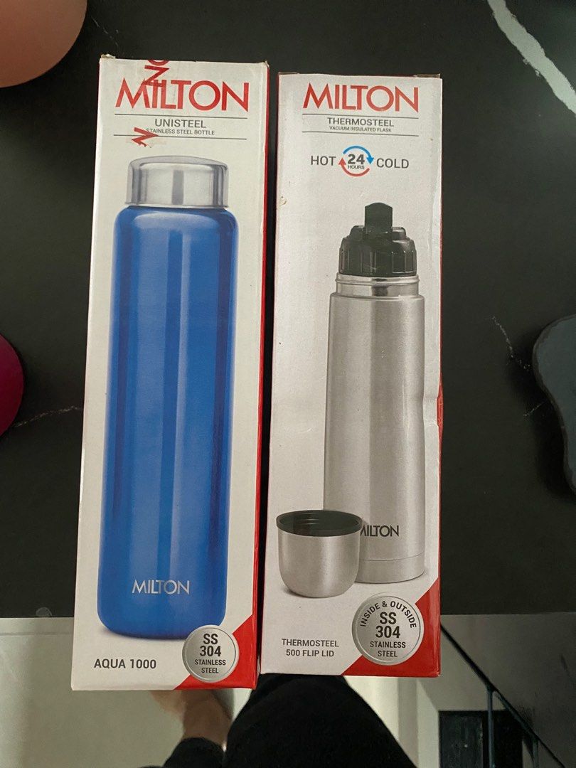 MIlTon stainless steer bottle & flask, Furniture & Home Living ...