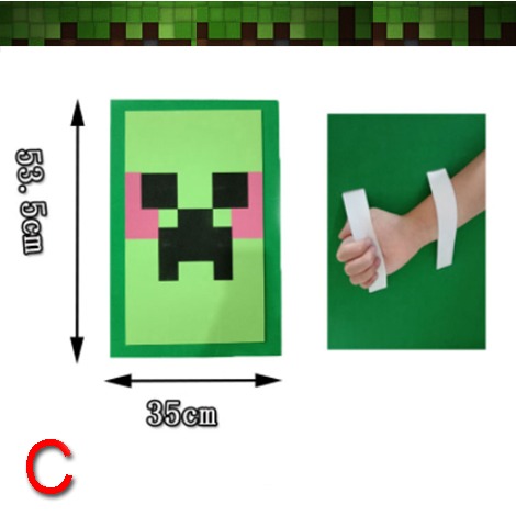 Mine Craft Shield, Hobbies & Toys, Toys & Games on Carousell