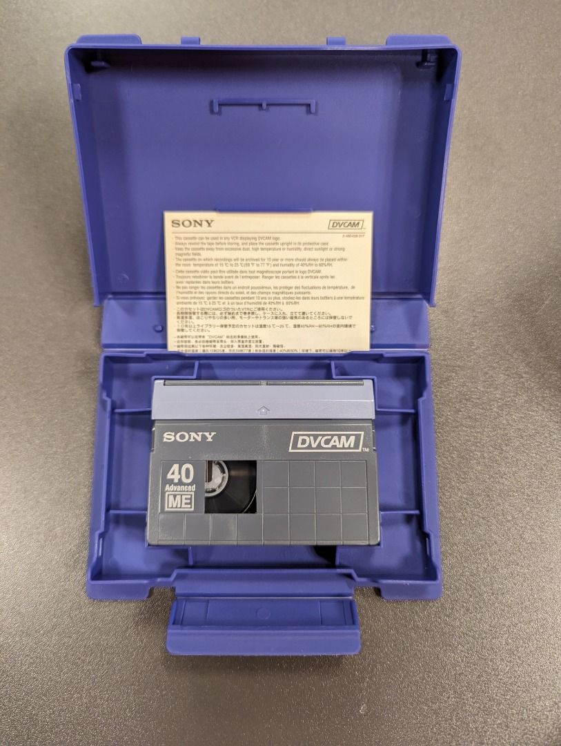 Mini DV & Sony DV CAM Tapes, Photography, Video Cameras on Carousell