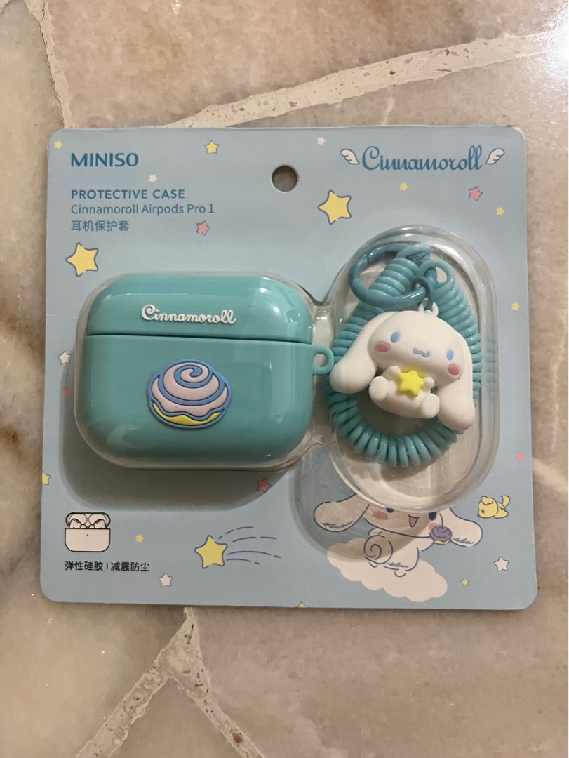 Miniso Cinnamonroll Air Pods Pro 1 Case, Mobile Phones & Gadgets, Mobile & Gadget Accessories ...