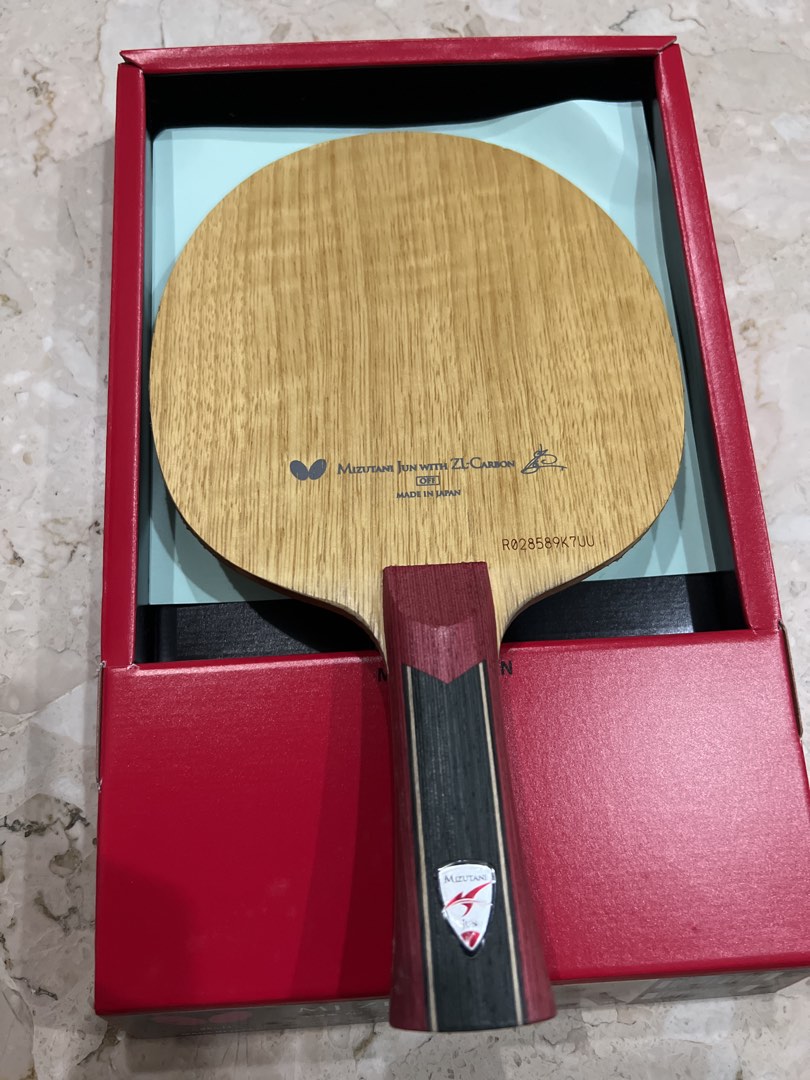 Mizutani Jun with ZL-Carbon (MJ ZLC-FL) Table tennis Bat / Racket ...