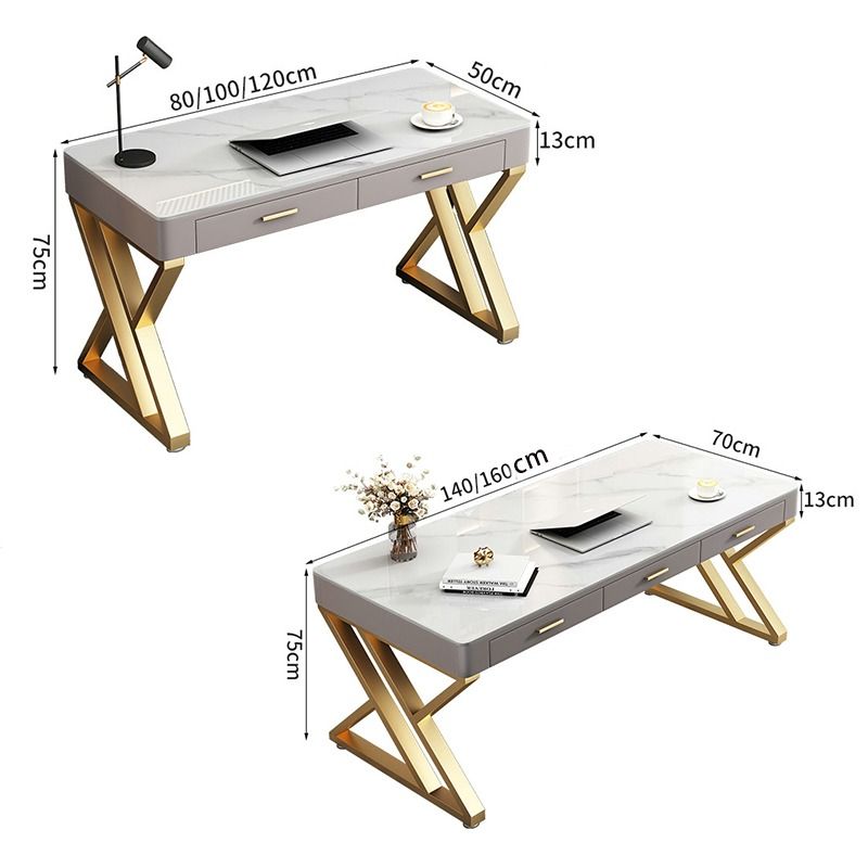 Modern light luxury Study table computer desk Office table, Furniture ...