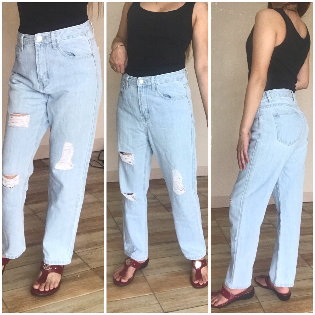 mom jeans highwaist size 29-30 ang ganda nito kunin nio, Women's ...