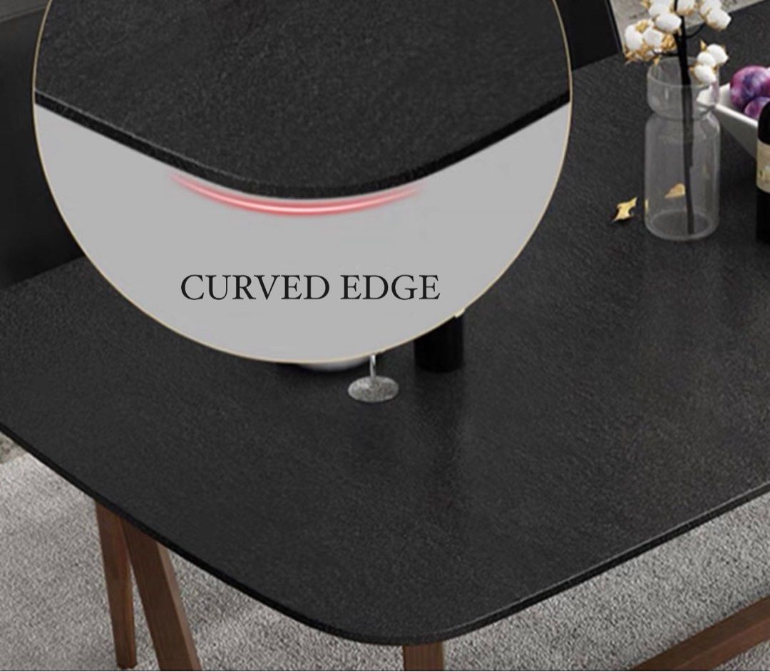 MOSRA Modern Sintered Stone Dining Table, Furniture & Home Living ...