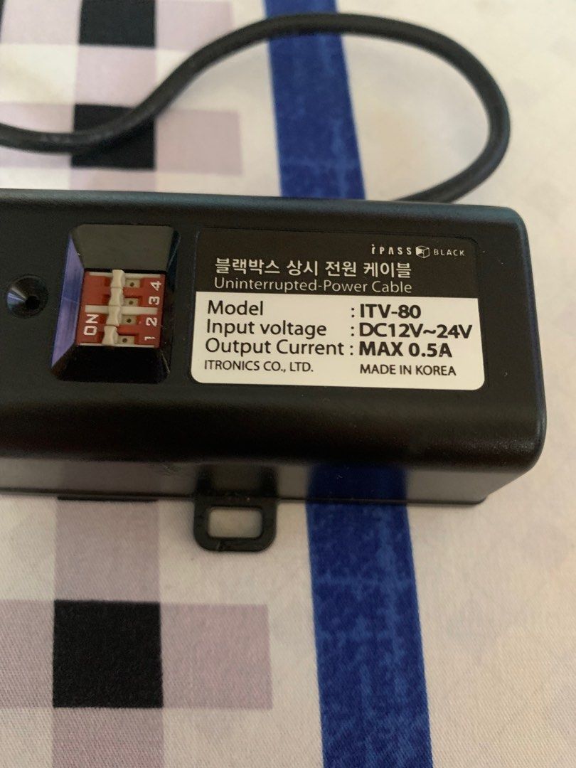 Motorcar ipass black ITV-80 uninterrupted power supply, Car Accessories, Accessories on Carousell