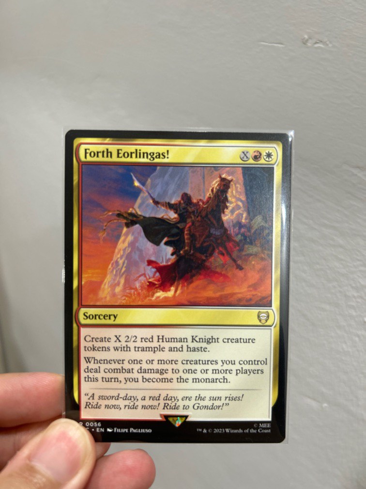 MTG LOTR Forth Eorlingas, Hobbies & Toys, Toys & Games on Carousell