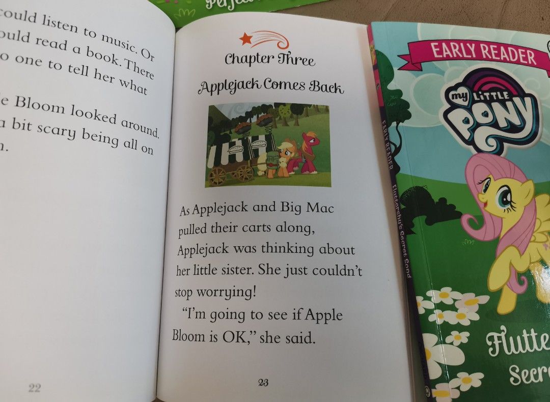 My Little Pony early reader, 興趣及遊戲, 書本 & 文具, 小朋友書 - Carousell