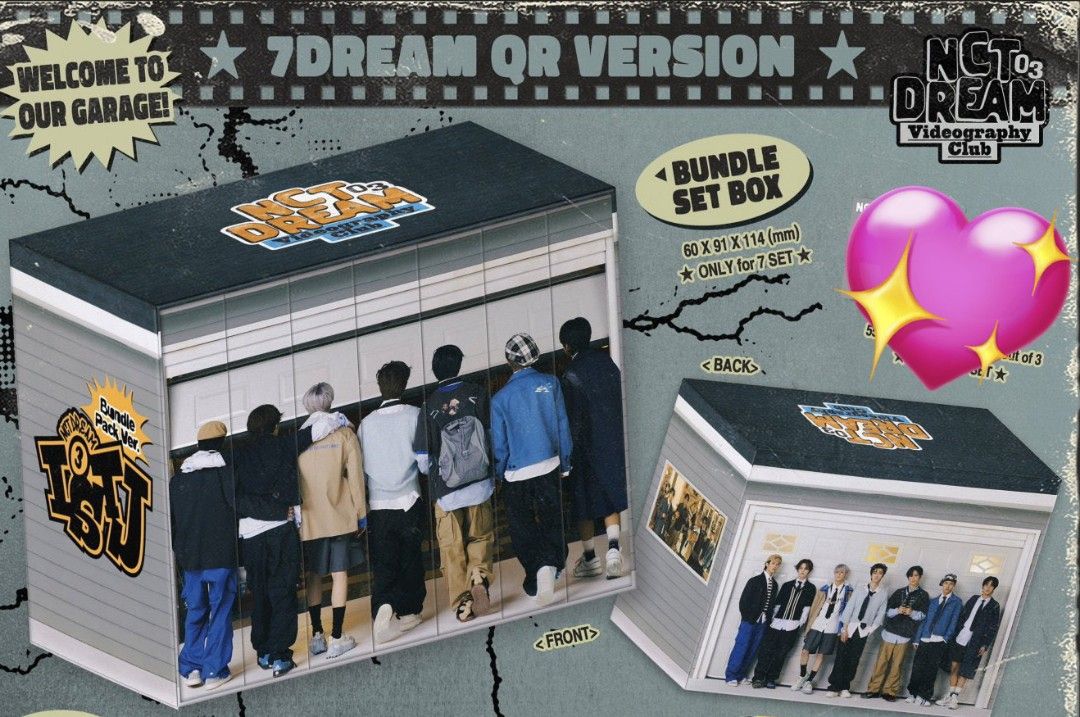 NCT Dream ISTJ QR Smart Sticker Paper Ornament Bundle Box 7DREAM ...
