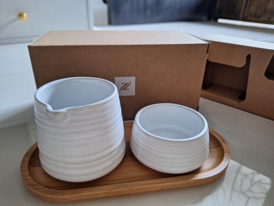 Nespresso serving set - milk and sugar, Furniture & Home Living ...