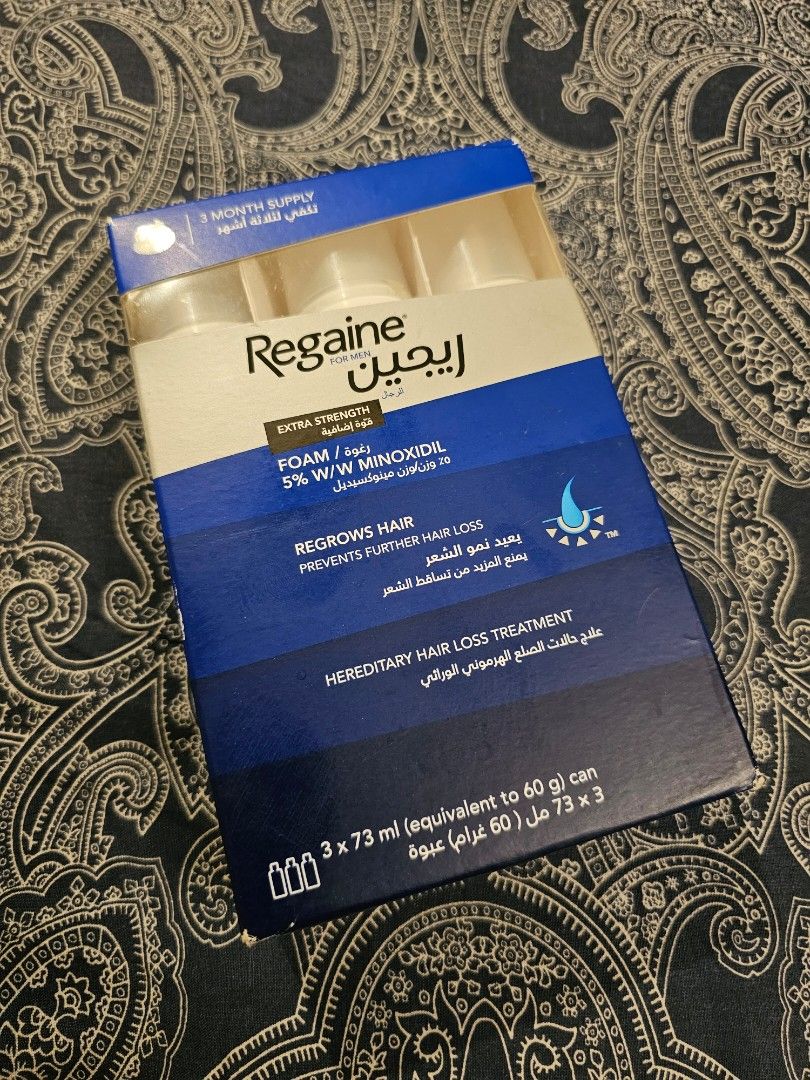 NEW Regaine Hair Regrower: box of 3, Beauty & Personal Care, Hair on ...