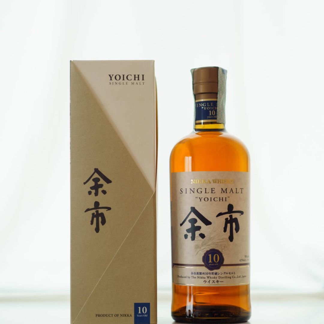 Nikka 余市 10年 附盒 700ml 45% 日本威士忌 全新, 嘢食 & 嘢飲, 酒精飲料 - Carousell