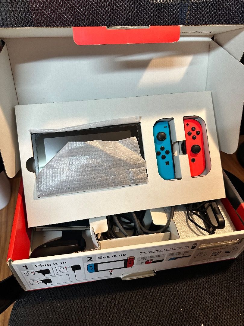 Nintendo Switch - Red and Blue on Carousell