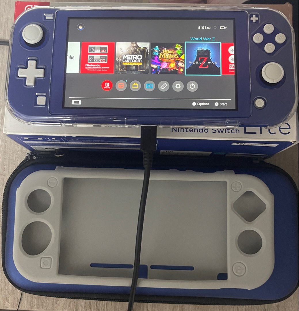 Nintendo switch lite blue, Video Gaming, Video Game Consoles, Nintendo ...