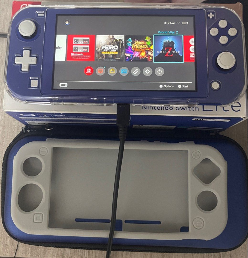 Nintendo switch lite blue, Video Gaming, Video Game Consoles, Nintendo ...