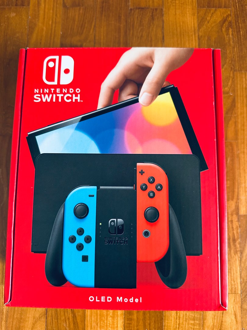 Nintendo Switch OLED Neon Local set, Brand New!, Video Gaming, Video ...