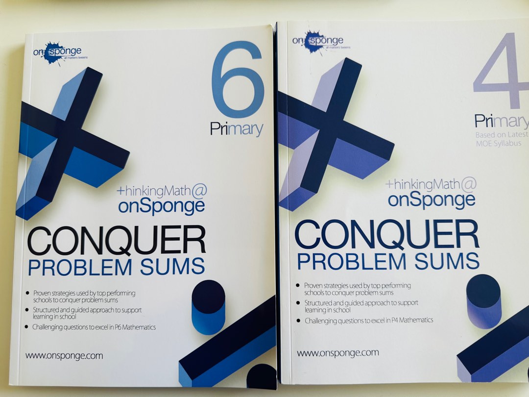 On sponge conquer problem sums PSLE Maths, Hobbies & Toys, Books ...