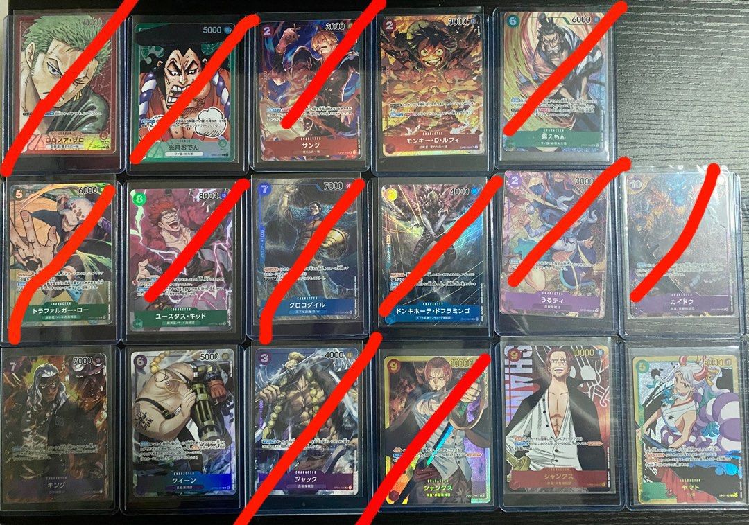 One Piece OP01 OP-01 OP1 Romance Dawn TCG Cards Leader Ldr AA Parallel ...