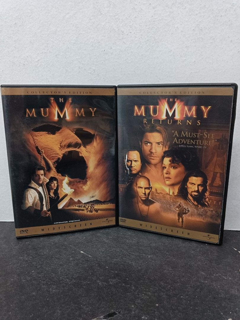 Original DVD: The Mummy & The Mummy Returns - Brendan Fraser (Region 1 ...