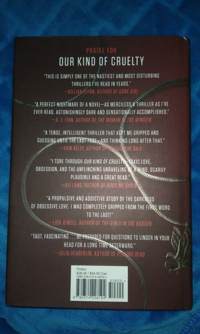 Our Kind of Cruelty by Araminta Hall (hardbound) on Carousell