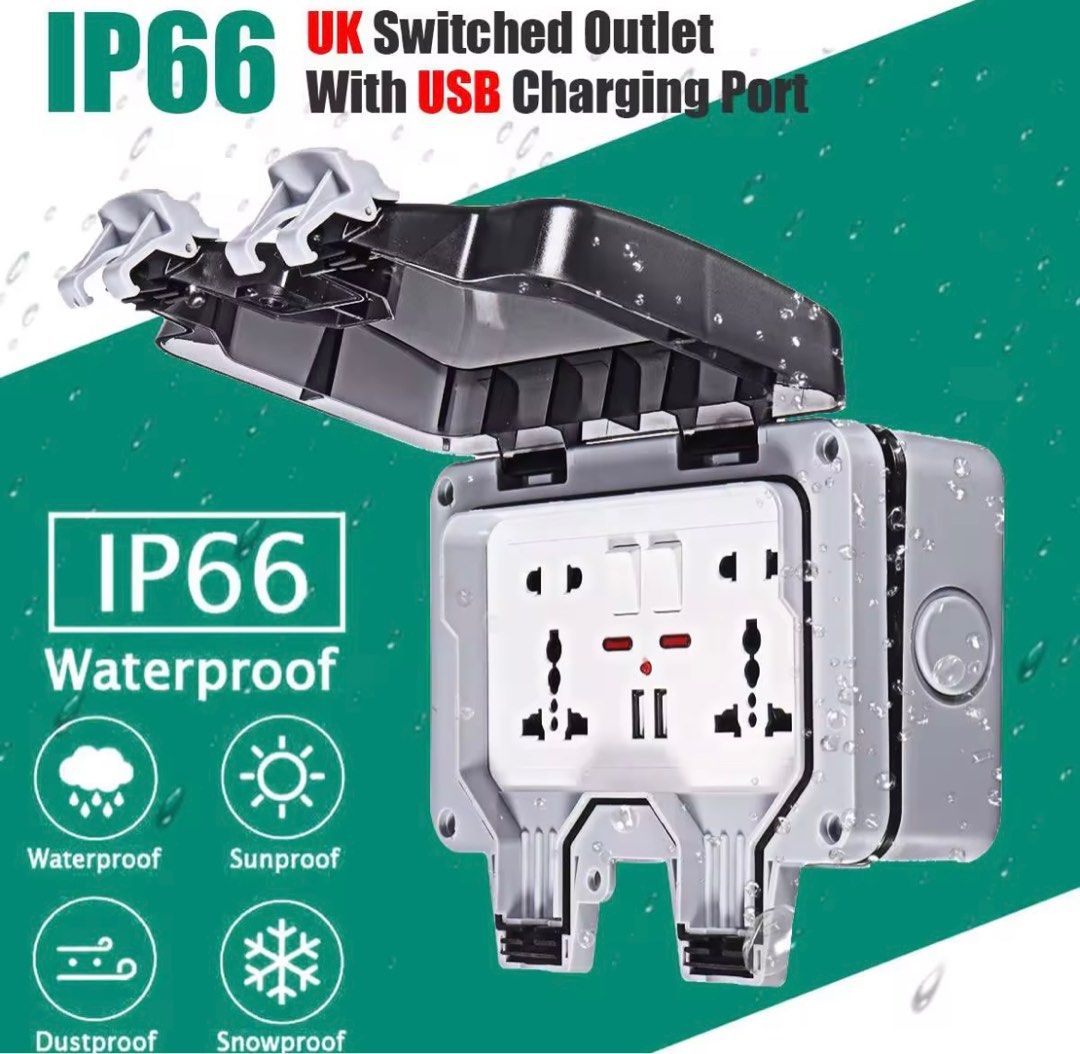 outdoor power socket, TV & Home Appliances, Electrical, Adaptors ...