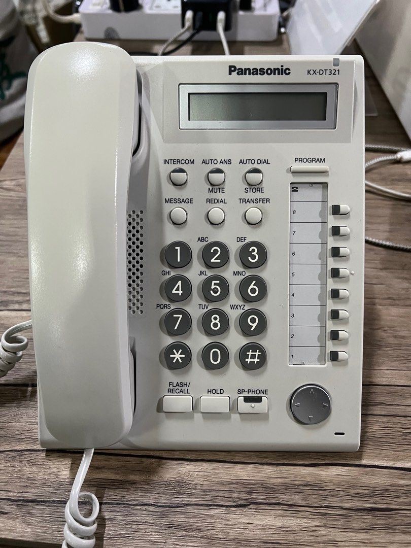Panasonic business landline phone, digital office phone with LCD ...