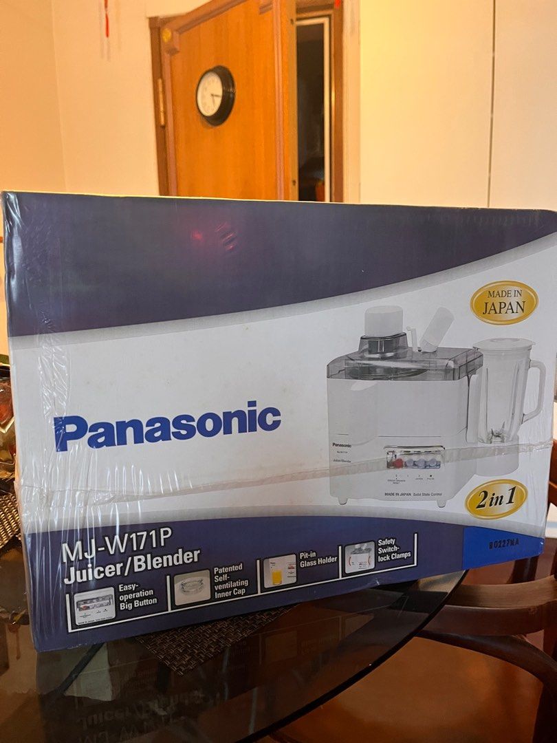 Panasonic MJ-W171P Juicer/Blender (new), TV & Home Appliances, Kitchen ...