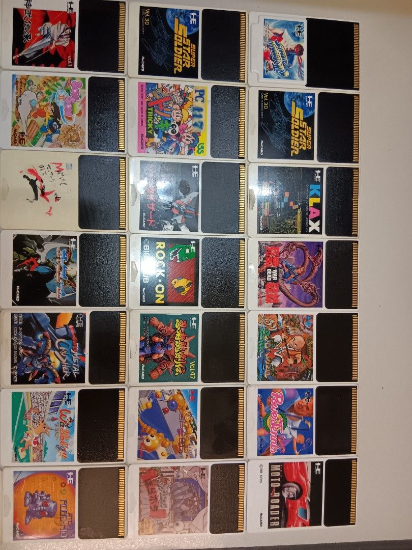 PC engine Hu Card 70張齊出, 電子遊戲, 電子遊戲, 其他 - Carousell