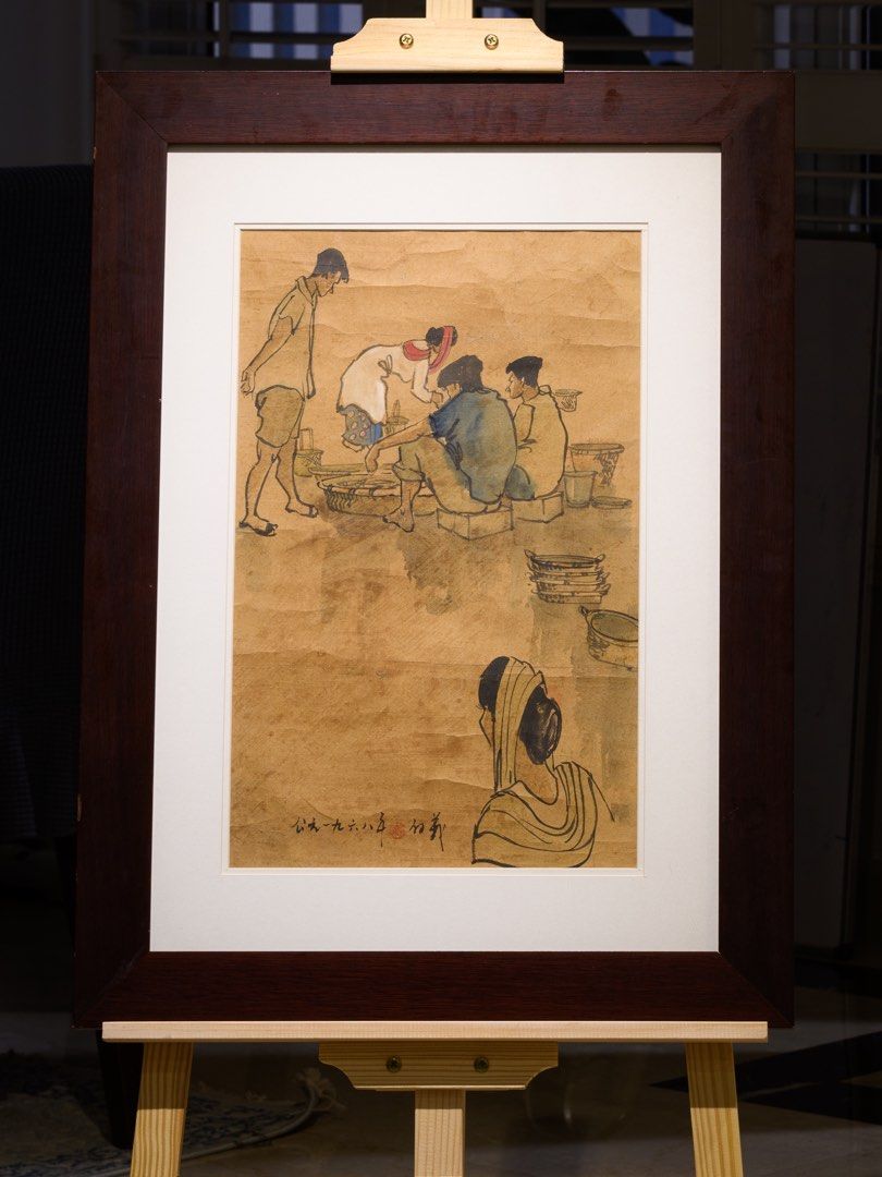 Penang Market Scene By Tan Choon Ghee Hobbies And Toys Stationery And Craft Art And Prints On Carousell