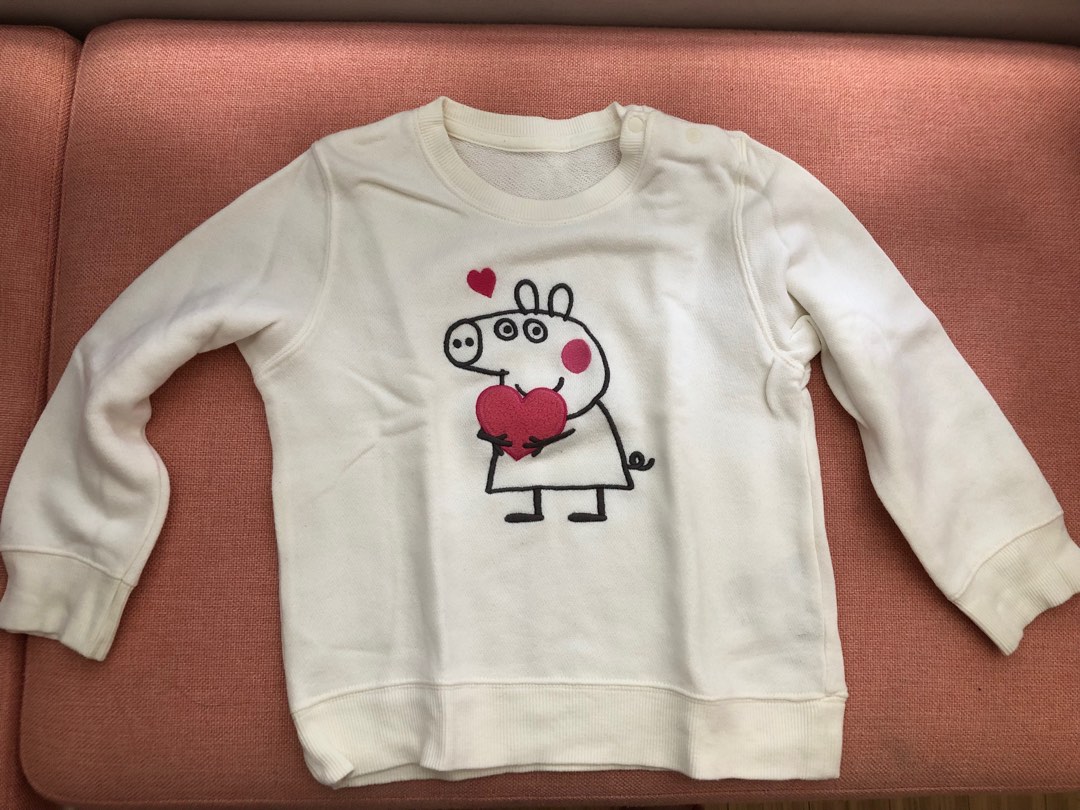 Peppa pig sweater uniqlo, Bayi & Anak, Baju Anak Perempuan, 1 hingga 3 ...
