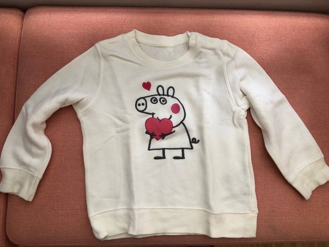 Peppa pig sweater uniqlo, Bayi & Anak, Baju Anak Perempuan, 1 hingga 3 ...