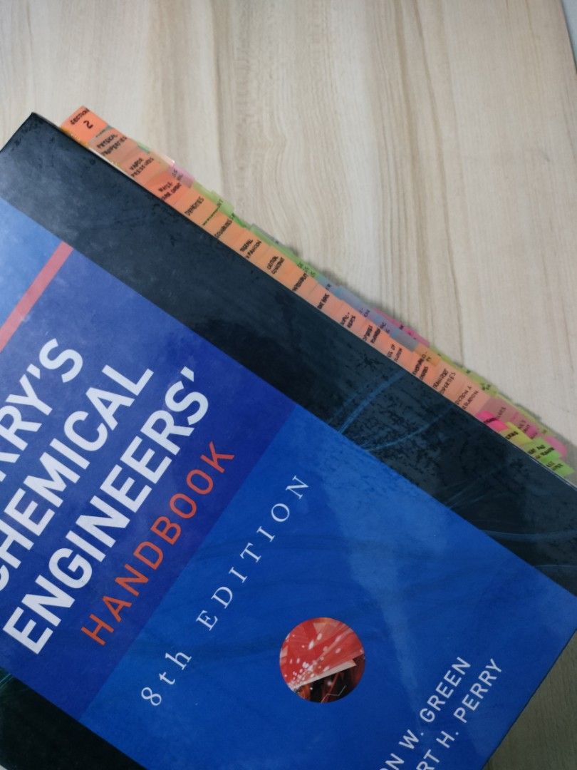 Perry's Chemical Engineers' Handbook 8th Edition, Hobbies & Toys, Books ...