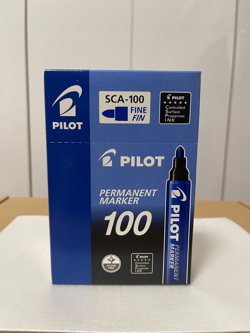 Pilot Permanent Marker Blue, Hobbies & Toys, Stationery & Craft, Craft ...