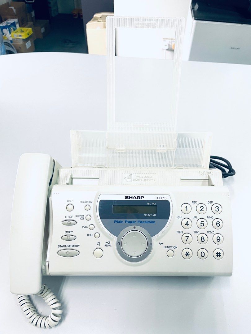 Plain paper facsimile, Computers & Tech, Office & Business Technology ...