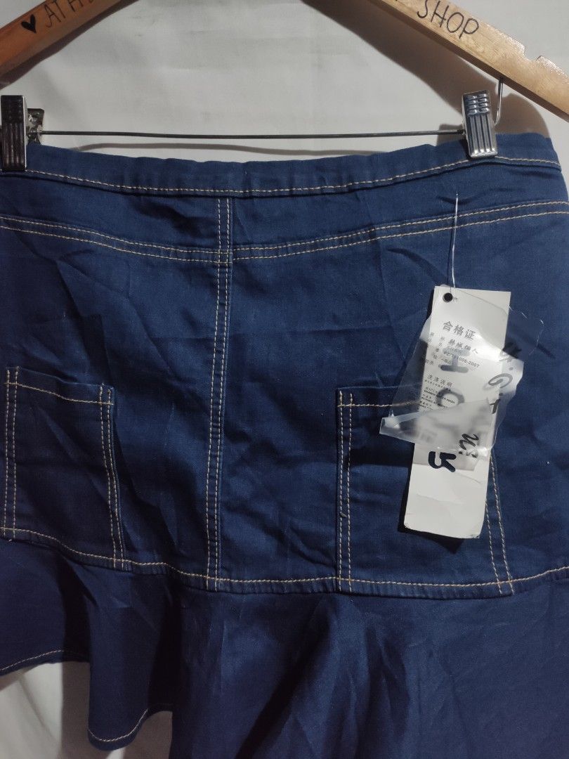 PLUS SIZE KIKAY STYLE DENIM SKIRT on Carousell