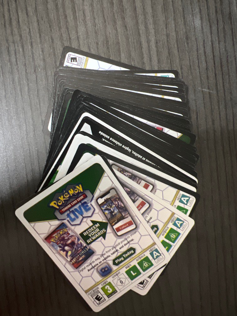 Pokémon Code Cards from Paldea Evolved/Lost Origins/Celebrations ...