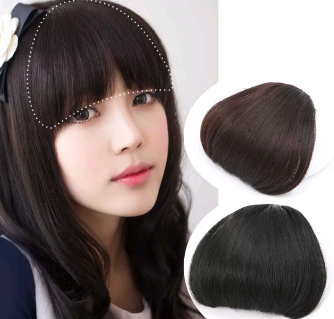 Poni Clip tebal lurus black ala cewek korea /Jepang, Kesehatan ...
