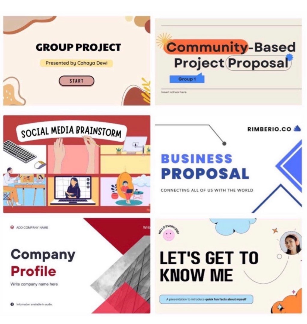 Powerpoint Template/Slides Editable customizable, Everything Else on ...