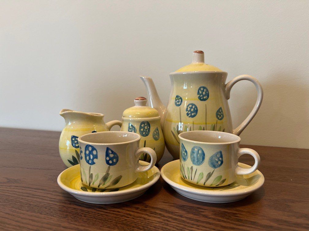 Premium European Tea Set, Furniture & Home Living, Kitchenware ...