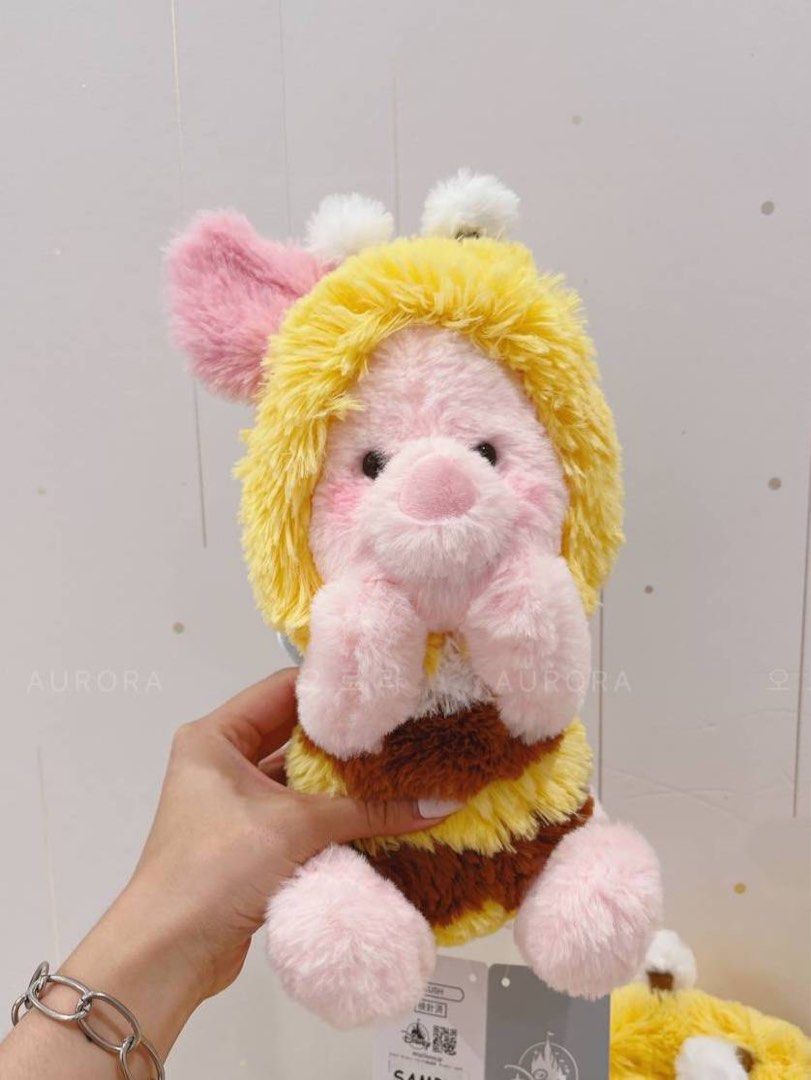 Japan Disney Store Bee Pooh/ Piglet Plush (Size S) Winnie The Pooh Bee ...