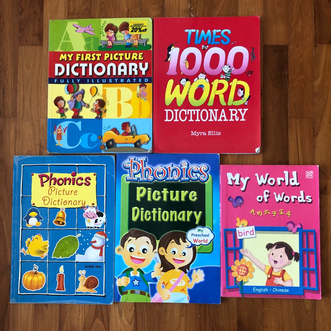 Preschool beginner learners English first word dictionaries pictorial ...