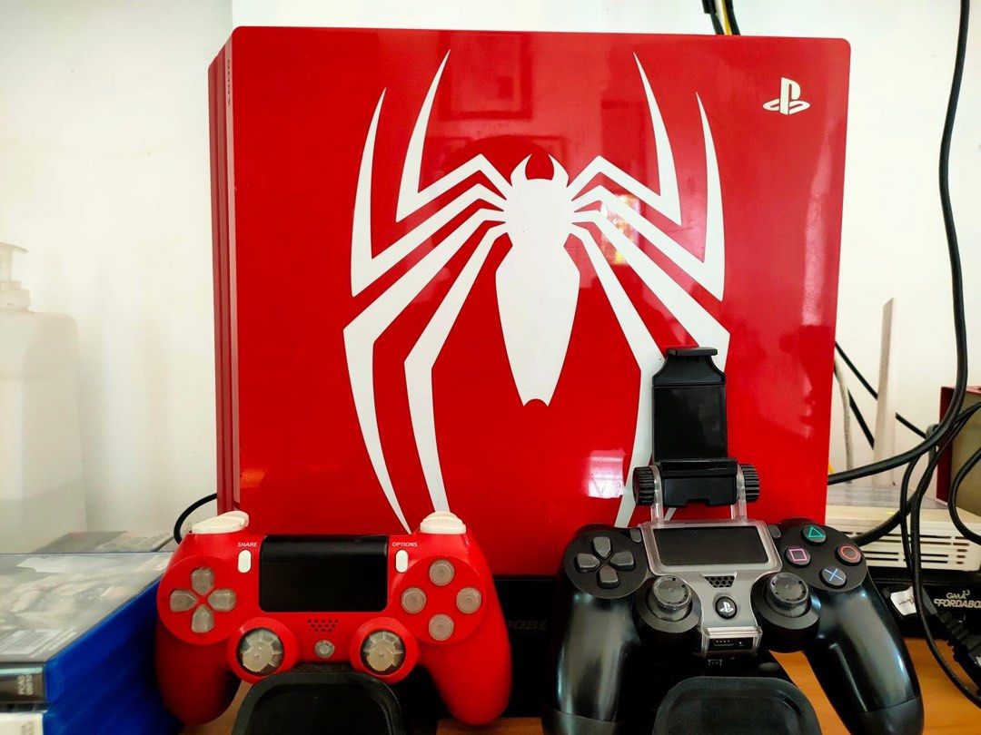Ps4 pro 1tb spider man limited edition, Video Gaming, Video Game ...