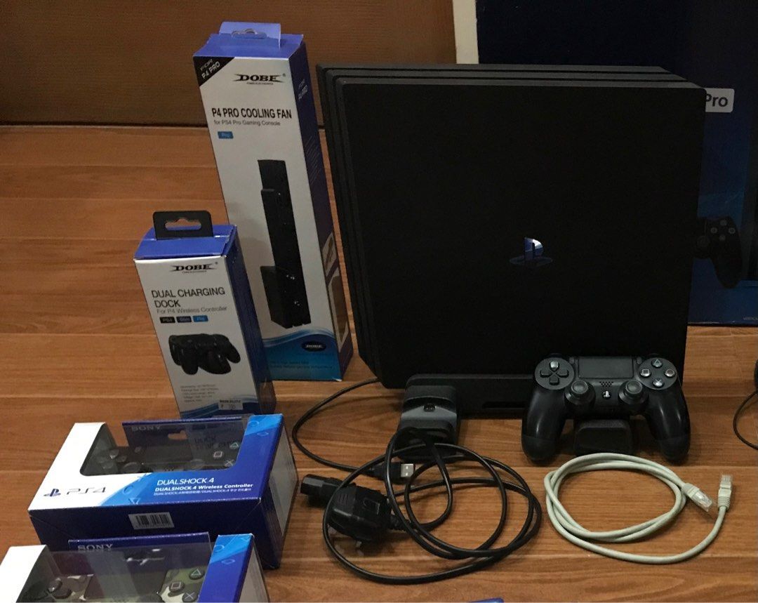 PS4 Console Pro 4K HDR 1TB, Video Gaming, Video Game Consoles ...