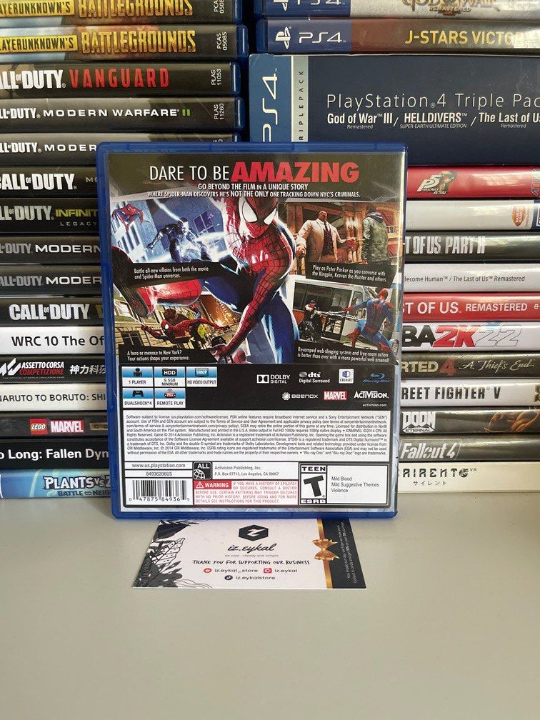 PS4 the amazing spiderman 2 spider-man 2 Rall english cd disc original ...