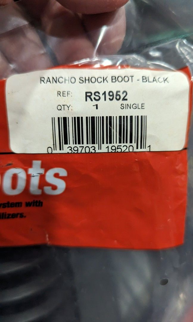 Rancho Shock Boots, Motorcycles, Motorcycle Accessories on Carousell