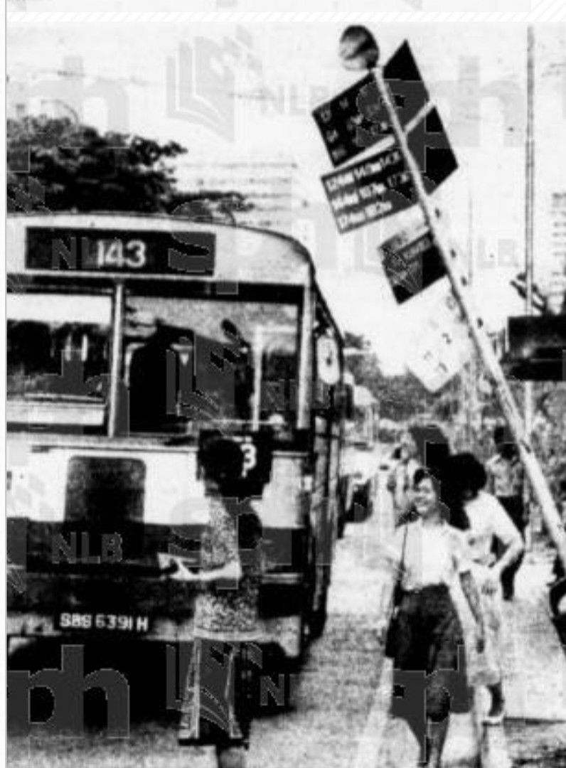 [RARE] 1980S Vintage SBS Bus Stop Pole, Hobbies & Toys, Memorabilia ...