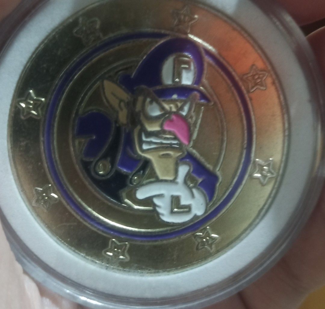 RARE COLLECTIBLE Wonderball Waluigi Super Mario Frankford Candy Coin on Carousell